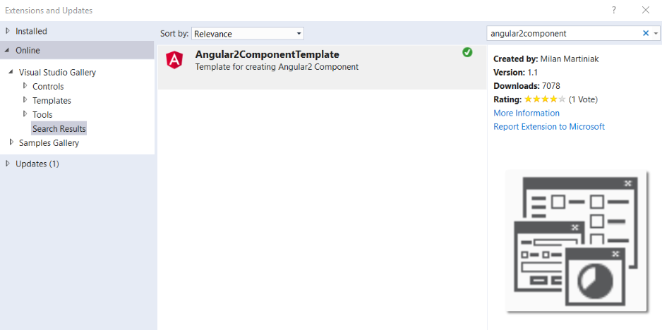 Angular2ComponentTemplate – rozszerzenie do VisualStudio – Programmer-girl Weronika Mularczyk